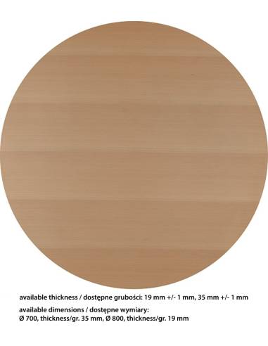 Tablero de Haya chapado | Mobiliario de Hosteleria