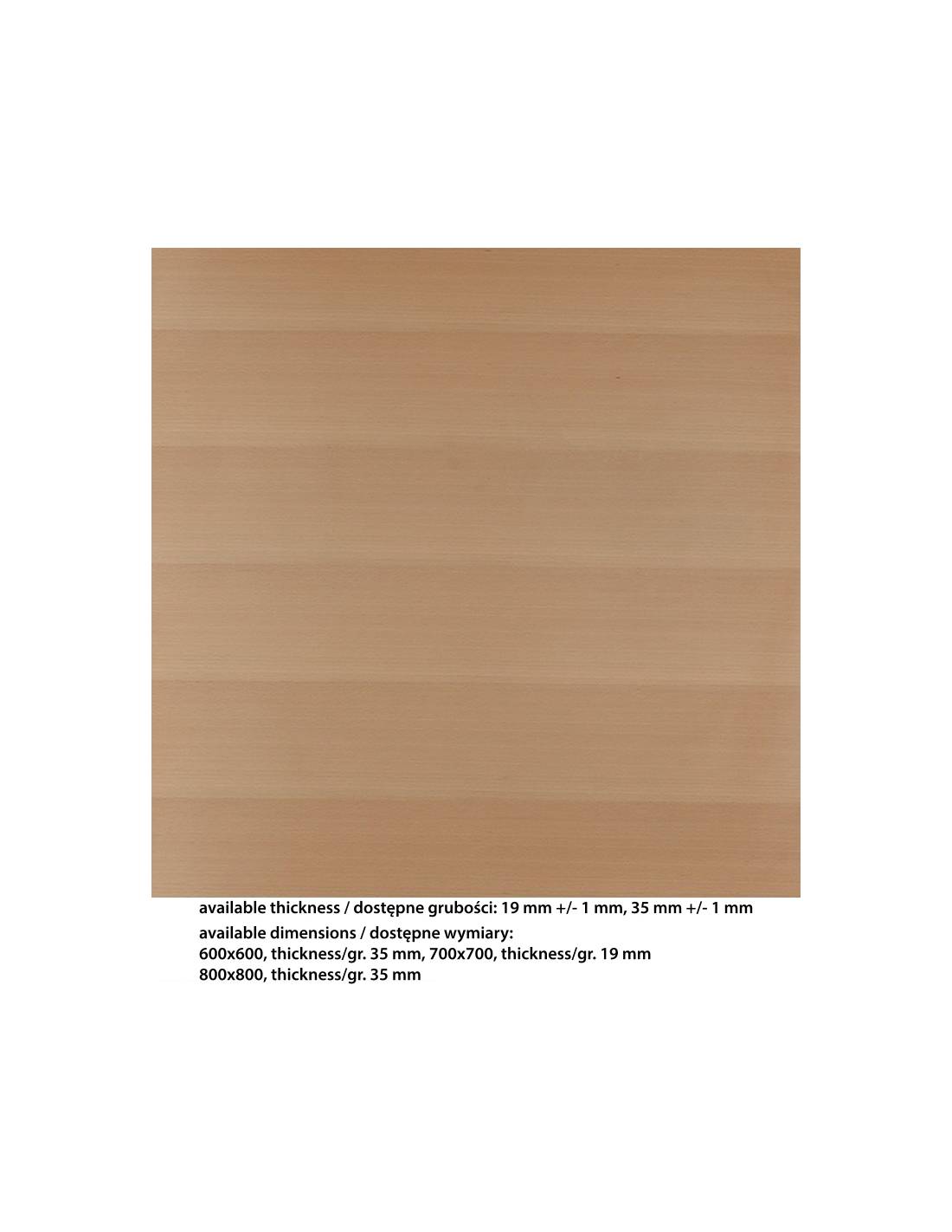 Tablero de Haya chapado | Mobiliario de Hosteleria