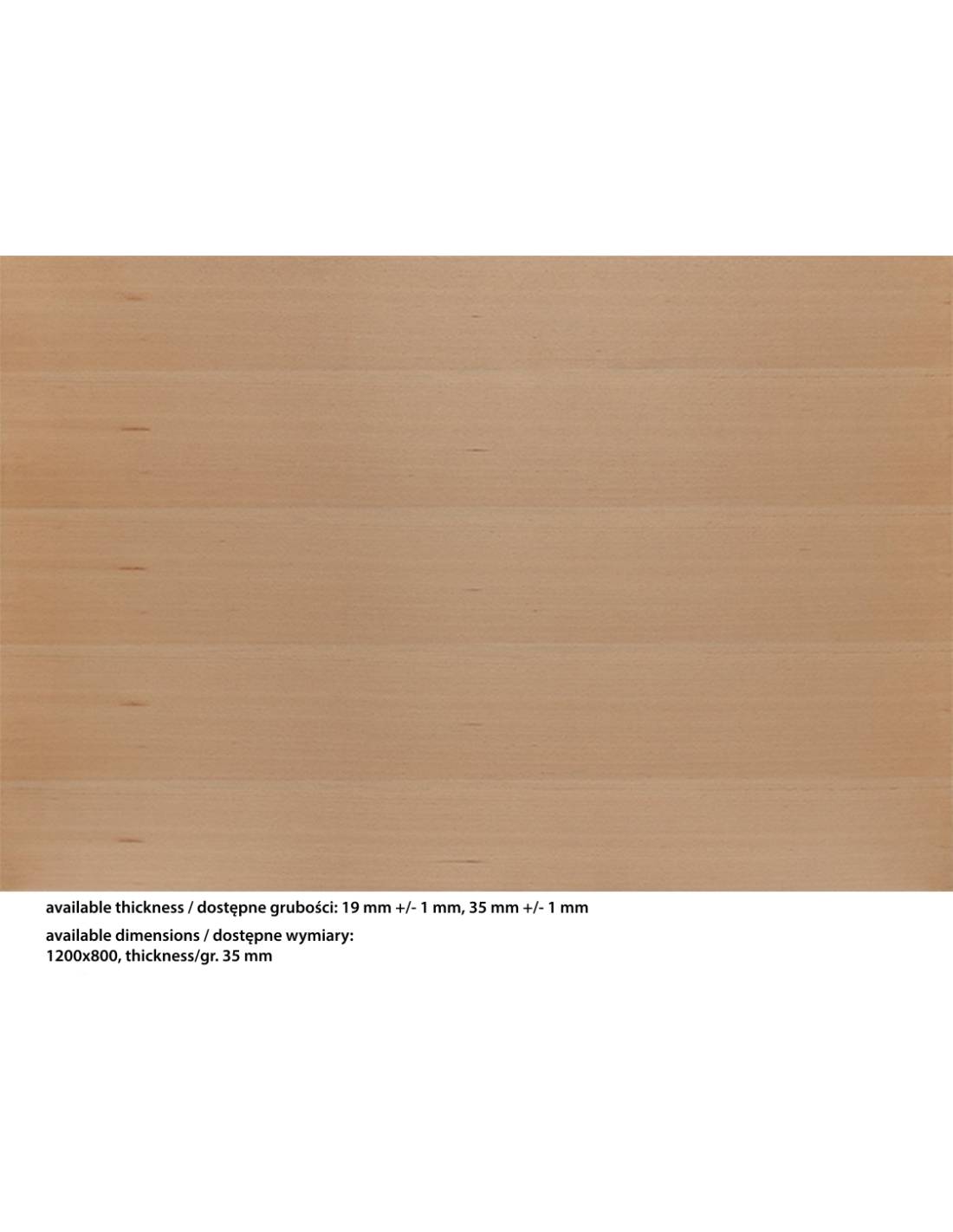 Tablero de Haya chapado | Mobiliario de Hosteleria